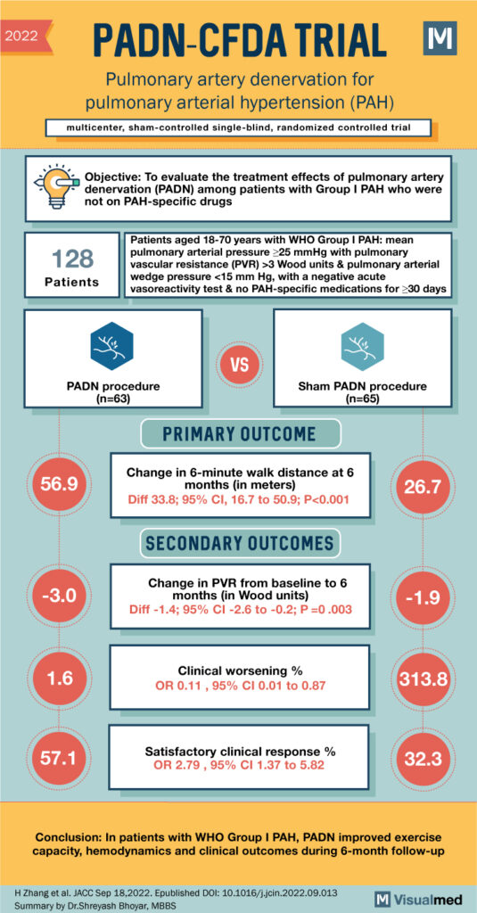 PADN-CFDA Trial Summary: PA Denervation for PAH – Visualmed: Clinical Trials